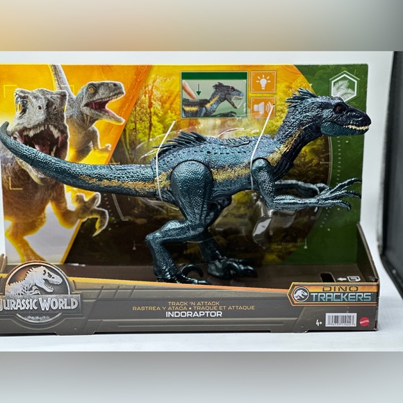 Toys | Jurassic World Dino Trackers Indoraptor Track N Attack Dino ...